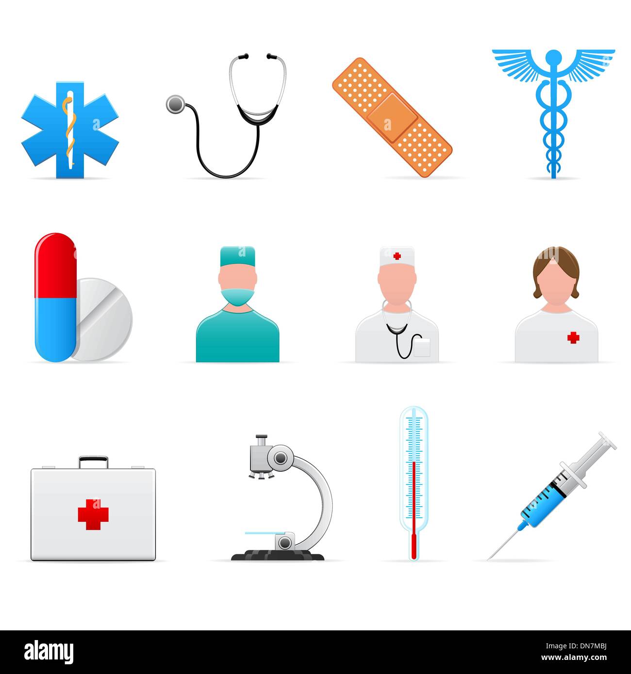 Medical injection vector vectors Cut Out Stock Images & Pictures - Alamy