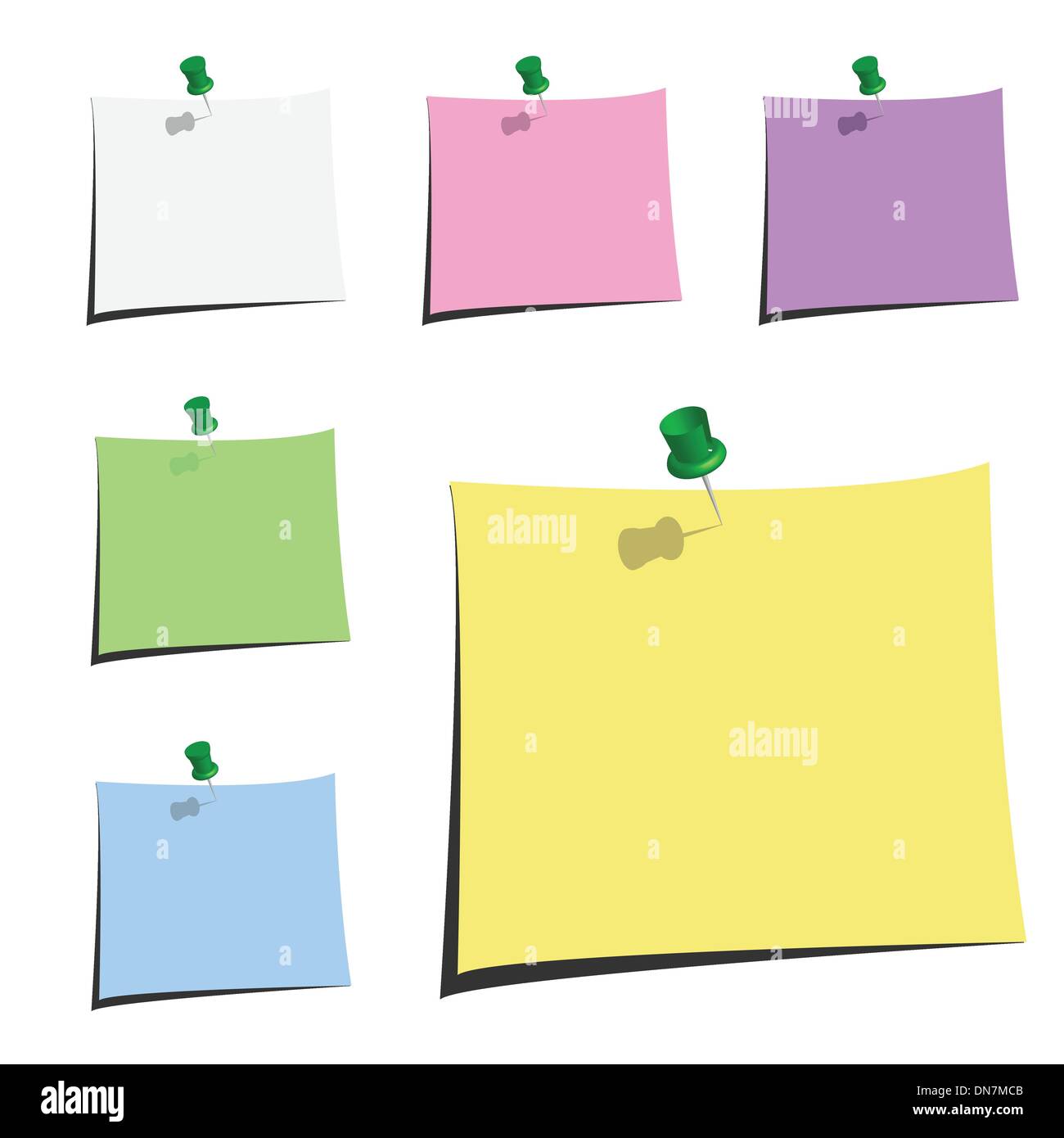 Posting notes Stock Vector Images - Alamy