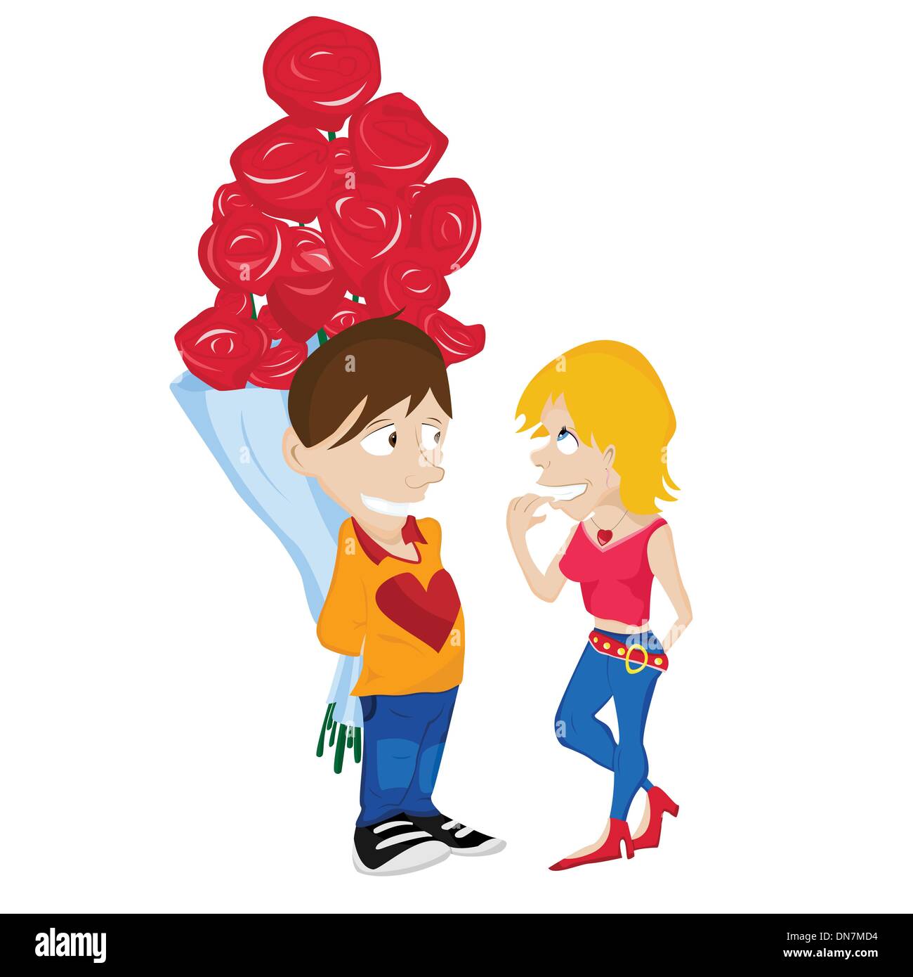 Beauty in hiding Stock Vector Images - Alamy