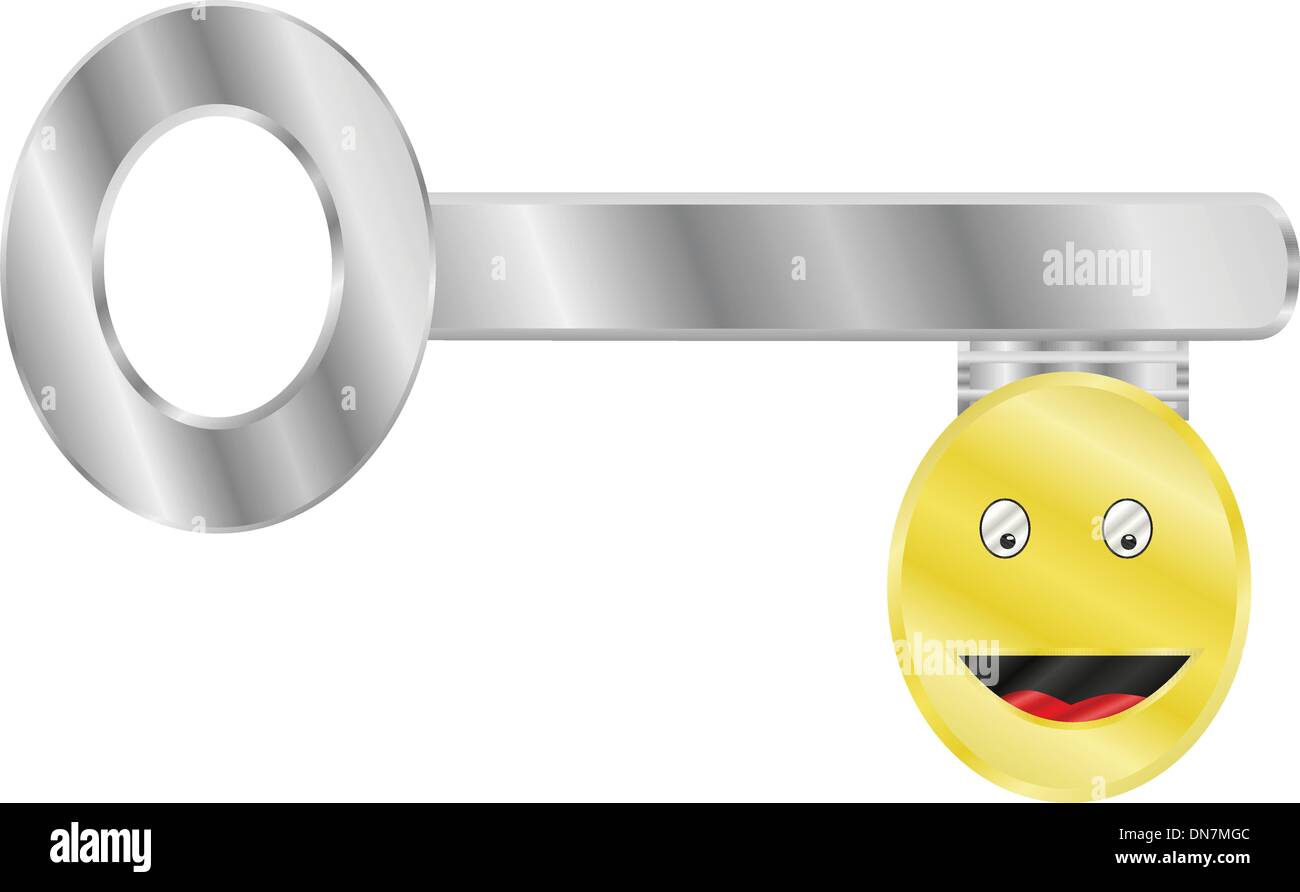 Key to happiness Stock Vector Image & Art - Alamy