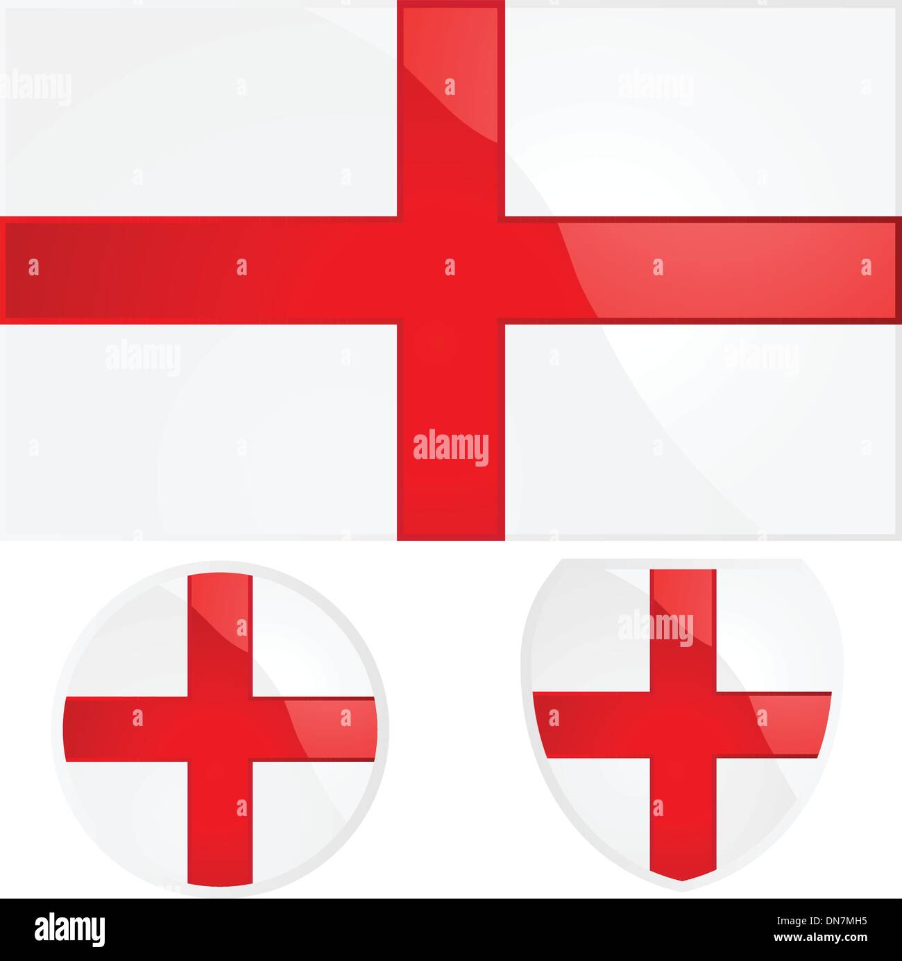 England flag and emblem Stock Vector Image & Art - Alamy