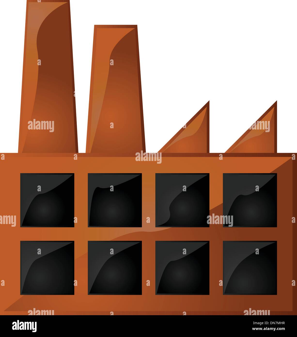 Vintage factory chimney Stock Vector Images - Alamy