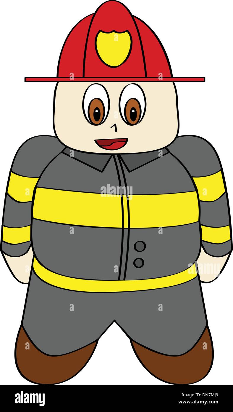Fireman cartoon hi-res stock photography and images - Alamy