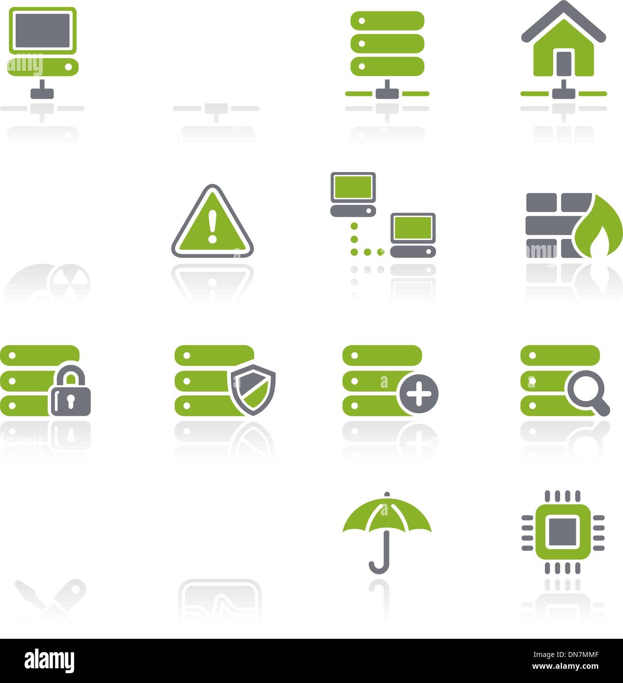 Blade server rack Stock Vector Images - Alamy