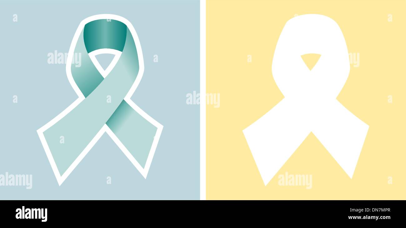 Cancer ribbon set on colored backgrounds Stock Vector Image & Art - Alamy