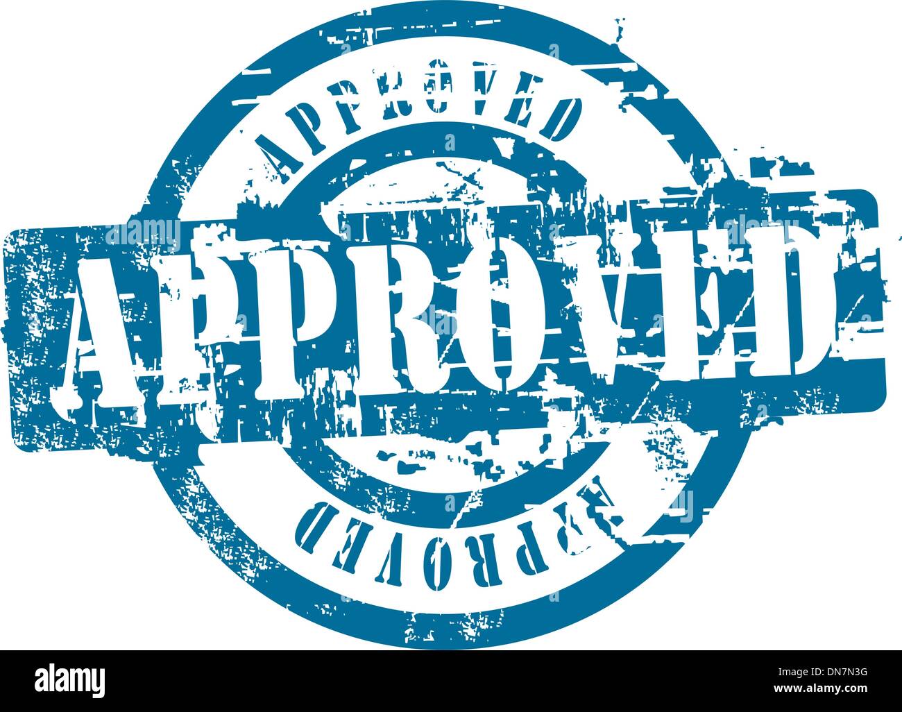 Approved rubber stamp Stock Vector Image & Art - Alamy