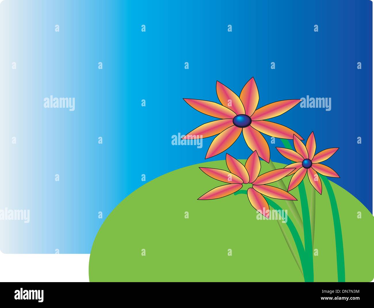 Flower of hills Stock Vector Images - Alamy