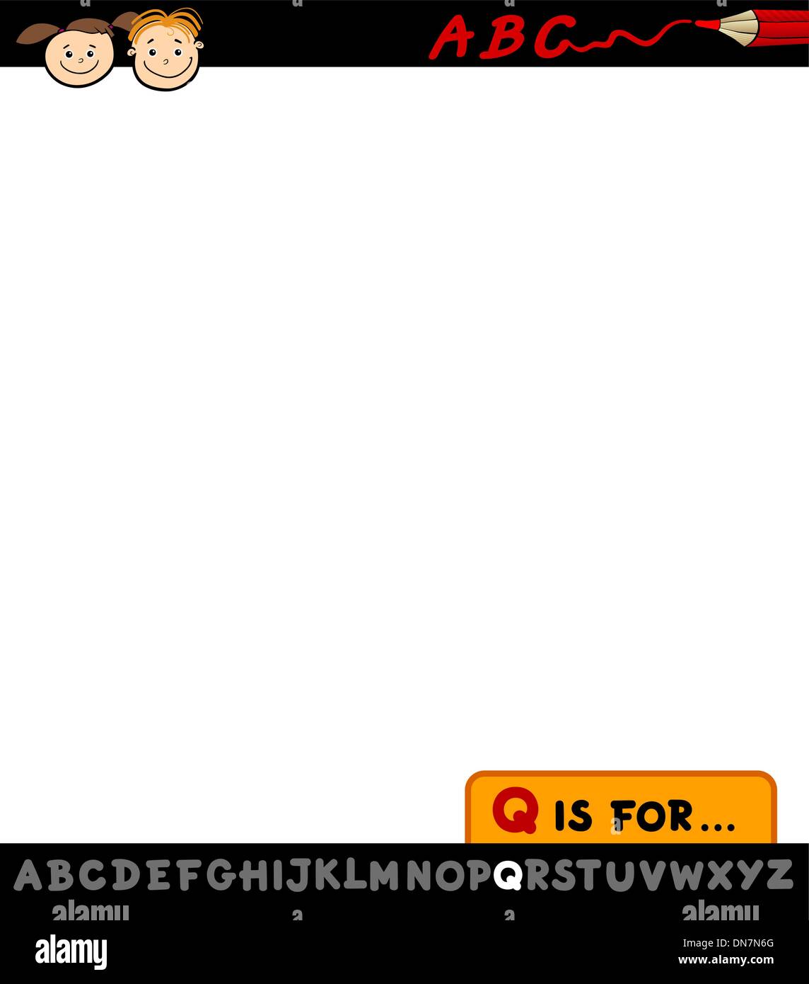 letter q with question mark illustration Stock Vector Image & Art - Alamy