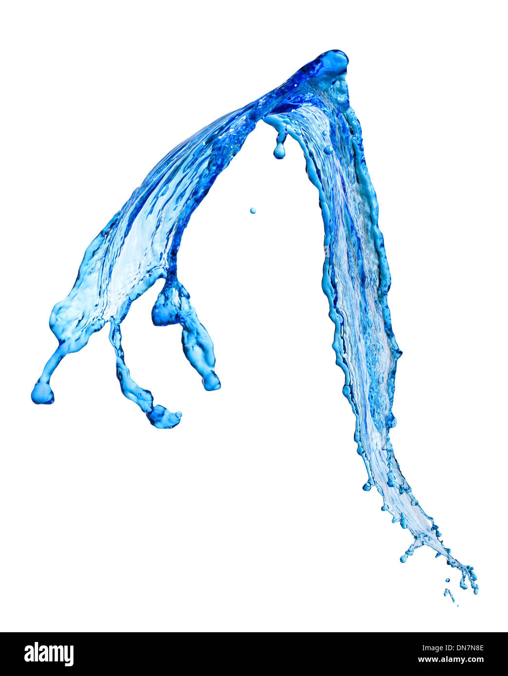 abstract liquid splash isolated on white background Stock Photo - Alamy