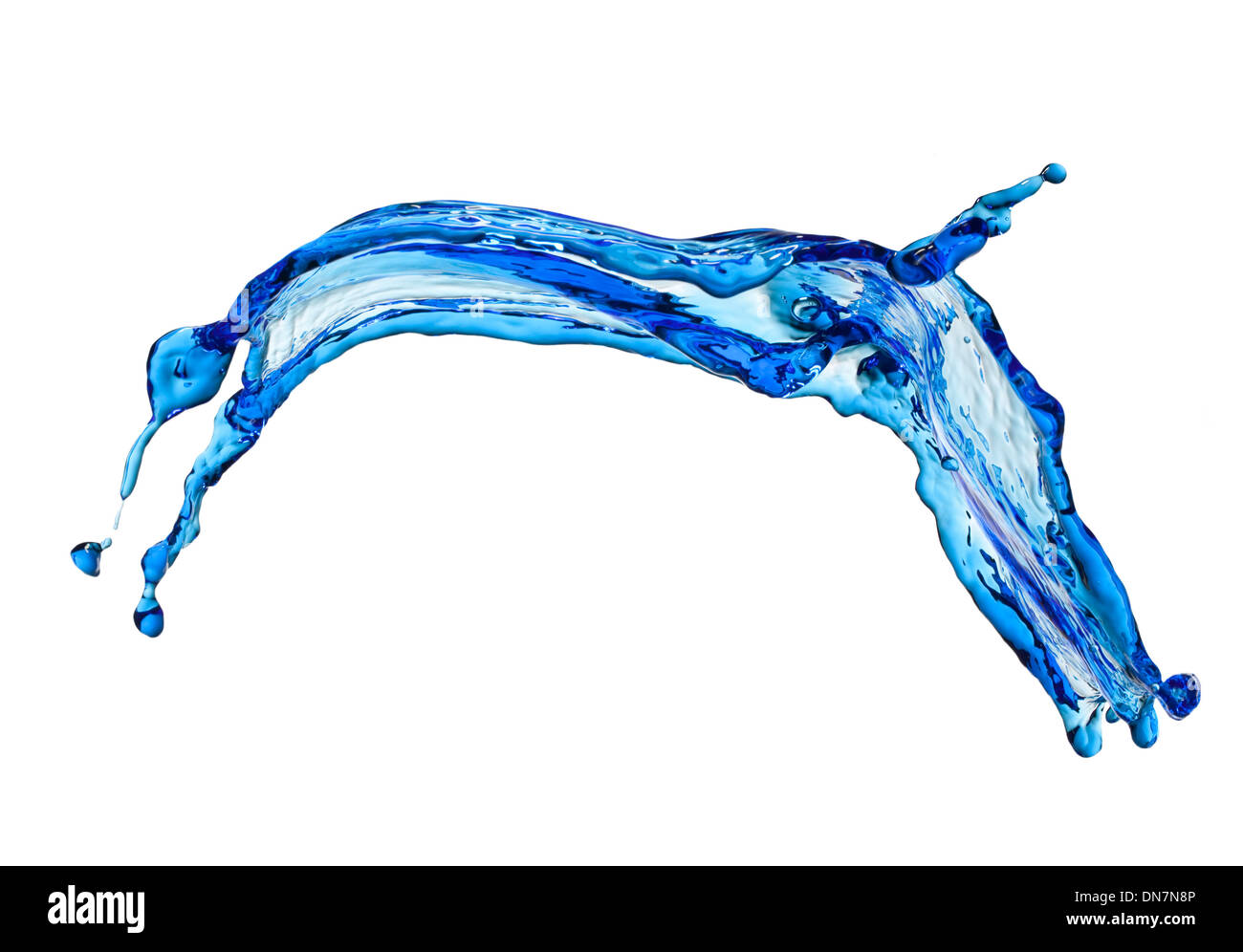 abstract liquid splash isolated on white background Stock Photo - Alamy