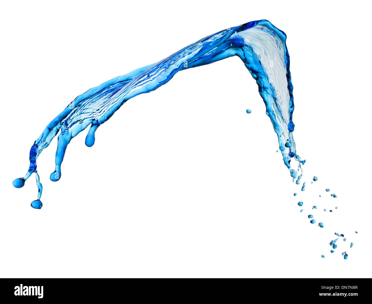 abstract liquid splash isolated on white background Stock Photo - Alamy