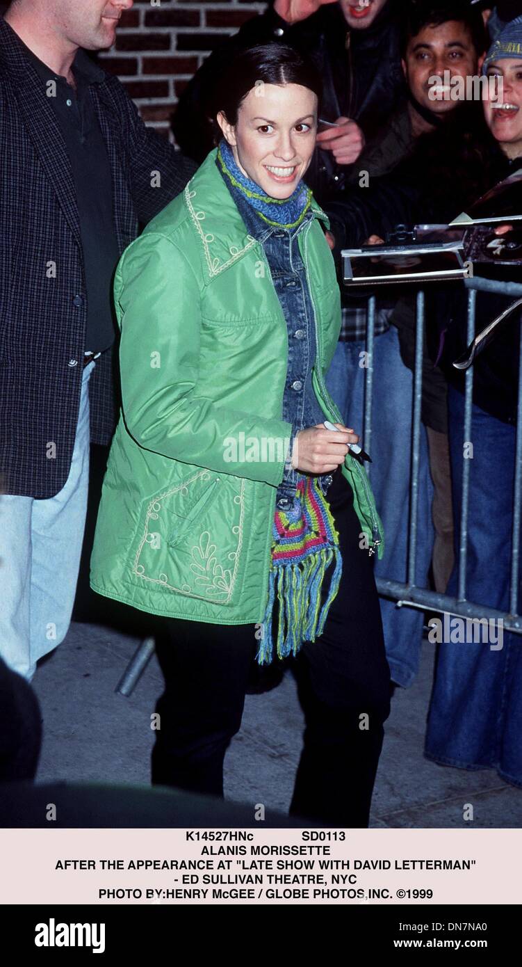 Jan. 13, 1999 - K14527HMc 01/13/99.ALANIS MORISSETTE.AFTER THE ...