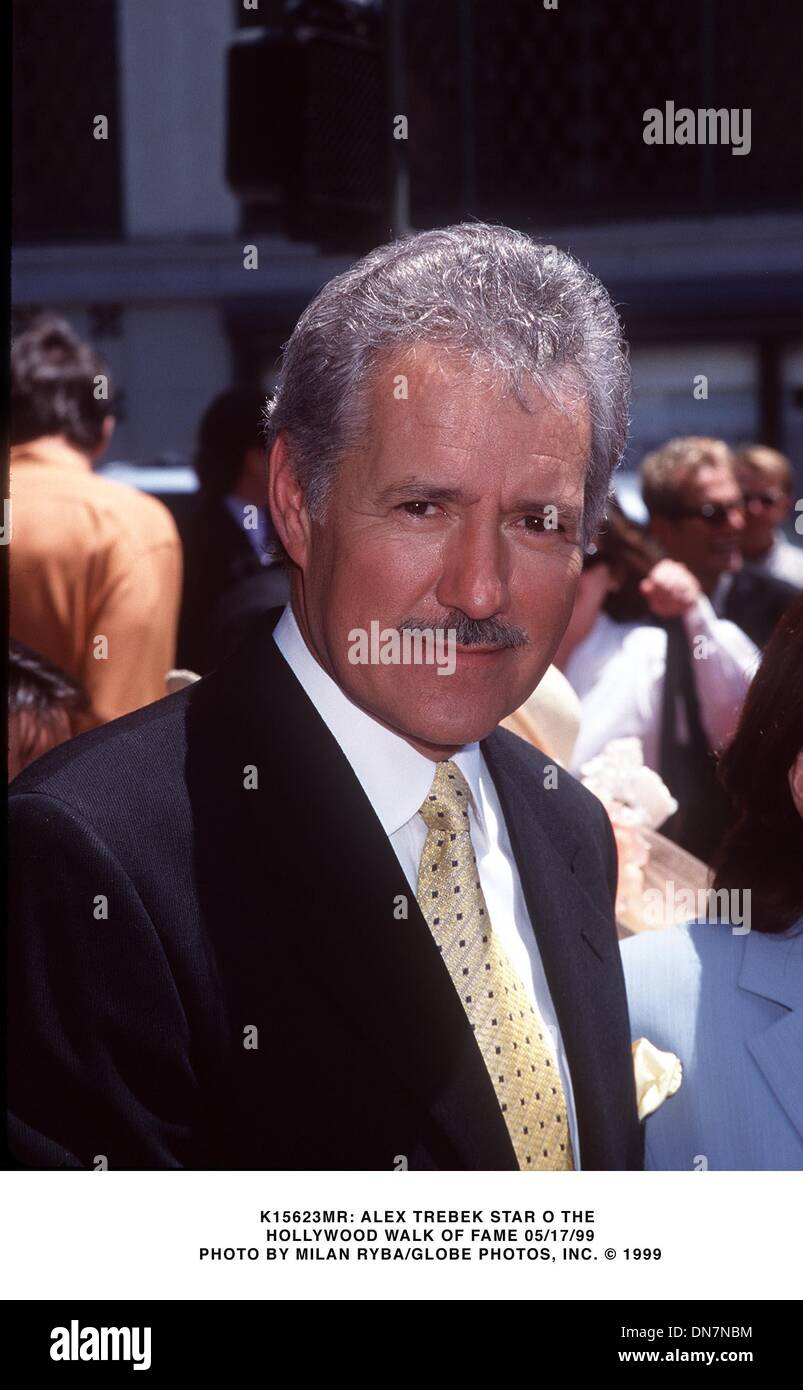 May 17, 1999 - K15623MR 05/17/99.ALEX TREBEK.RECEIVES STAR ON THE ...