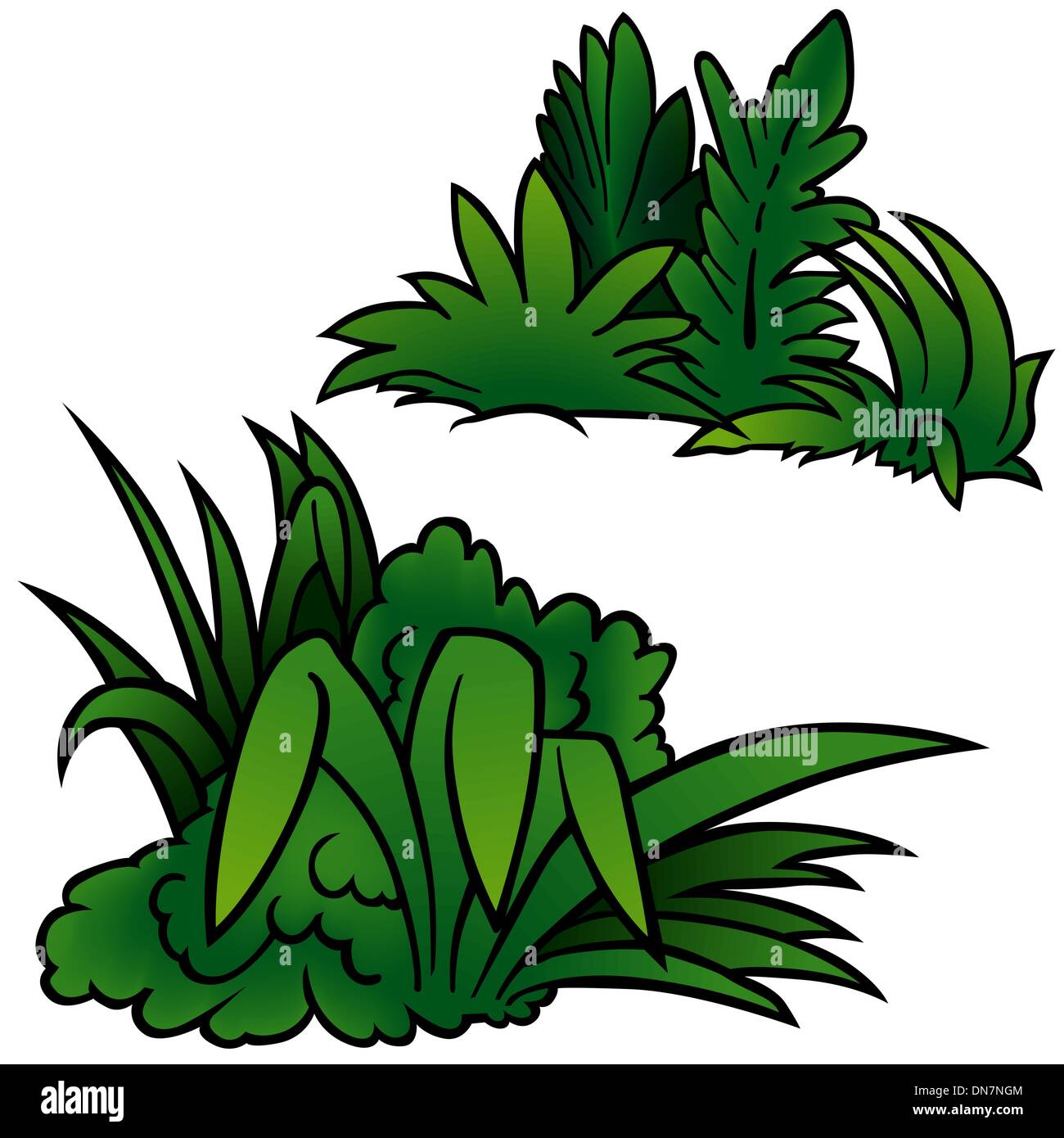 Shrub vector Stock Vector Images - Alamy