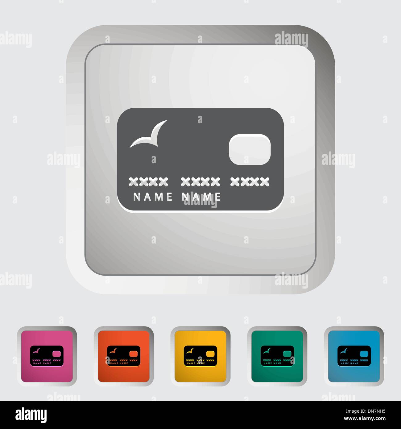 Credit card single icon Stock Vector Image & Art - Alamy