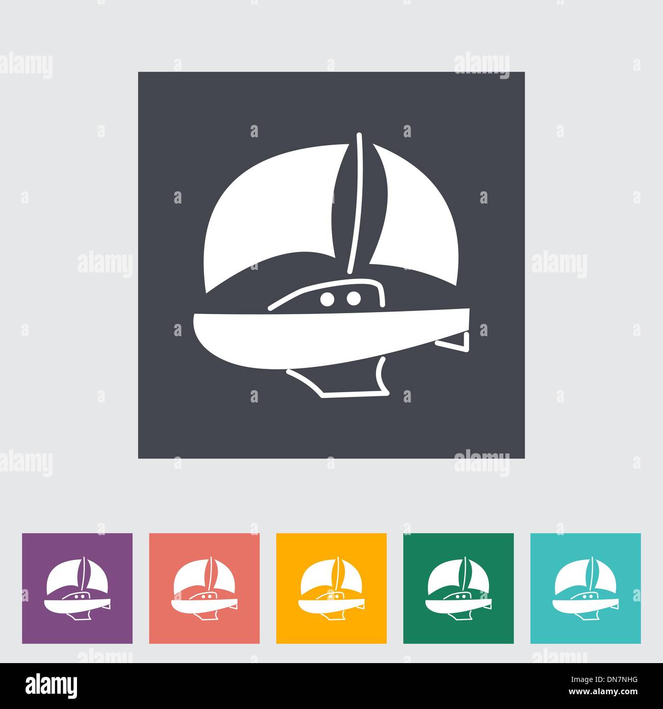 Yacht journey Stock Vector Images - Alamy