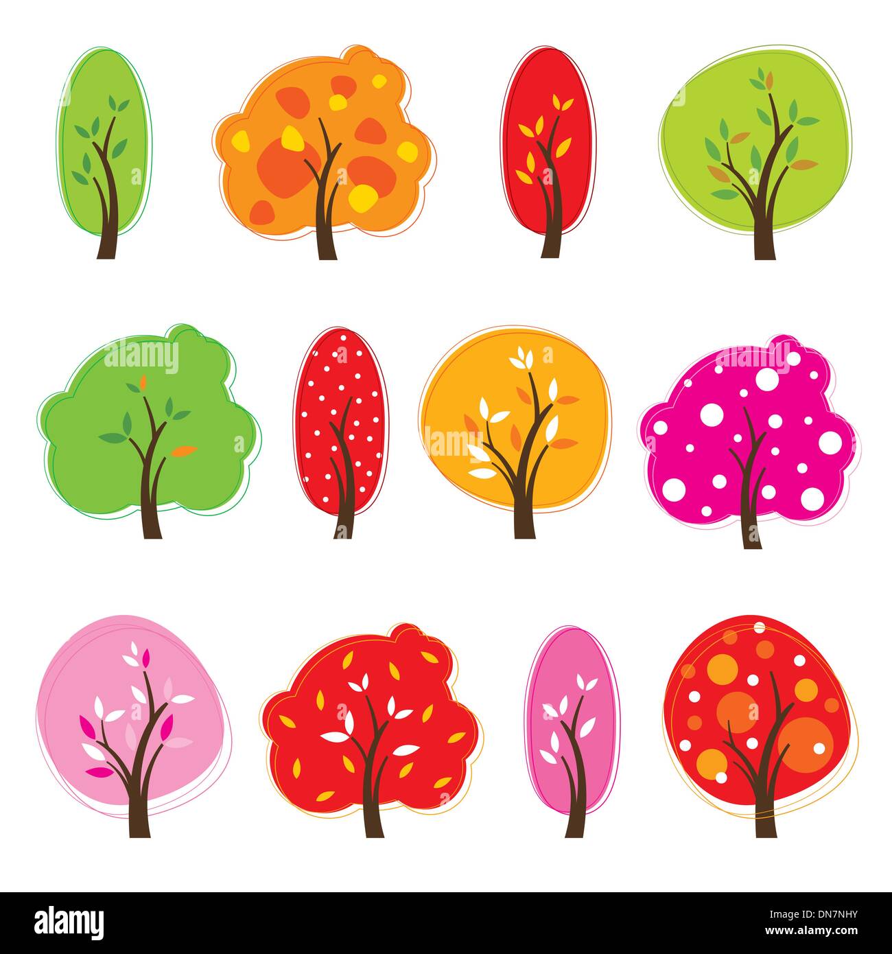 Tree design hi-res stock photography and images - Alamy