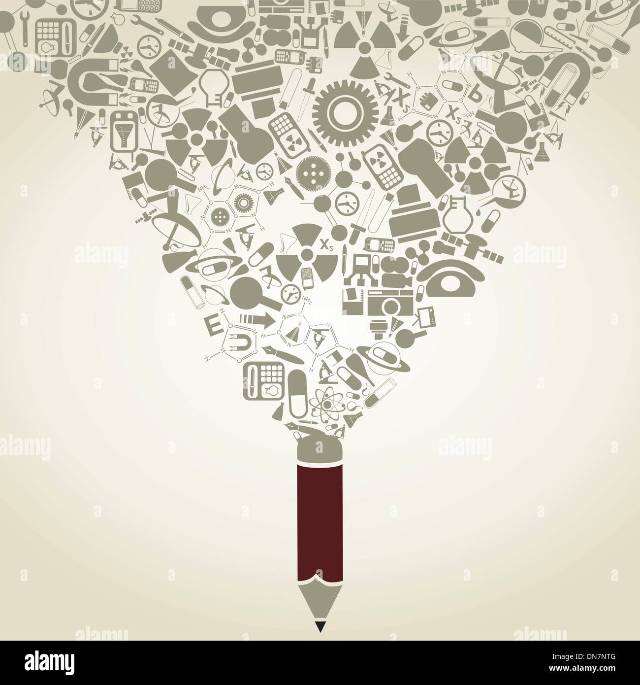 Science physics drawing hi-res stock photography and images - Alamy