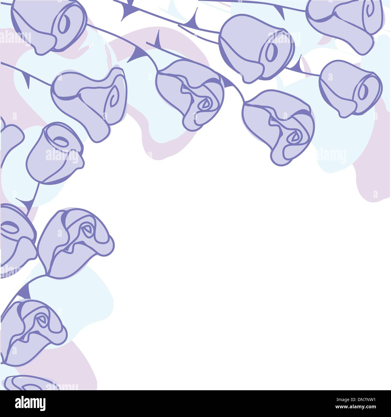 Abstract rose flower. Vector illustration Stock Vector Image & Art - Alamy