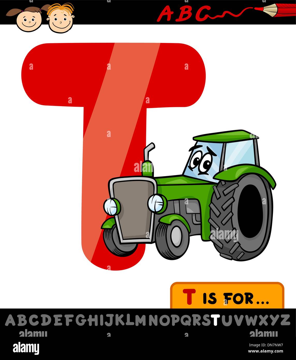Cartoon Tractor High Resolution Stock Photography and Images - Alamy