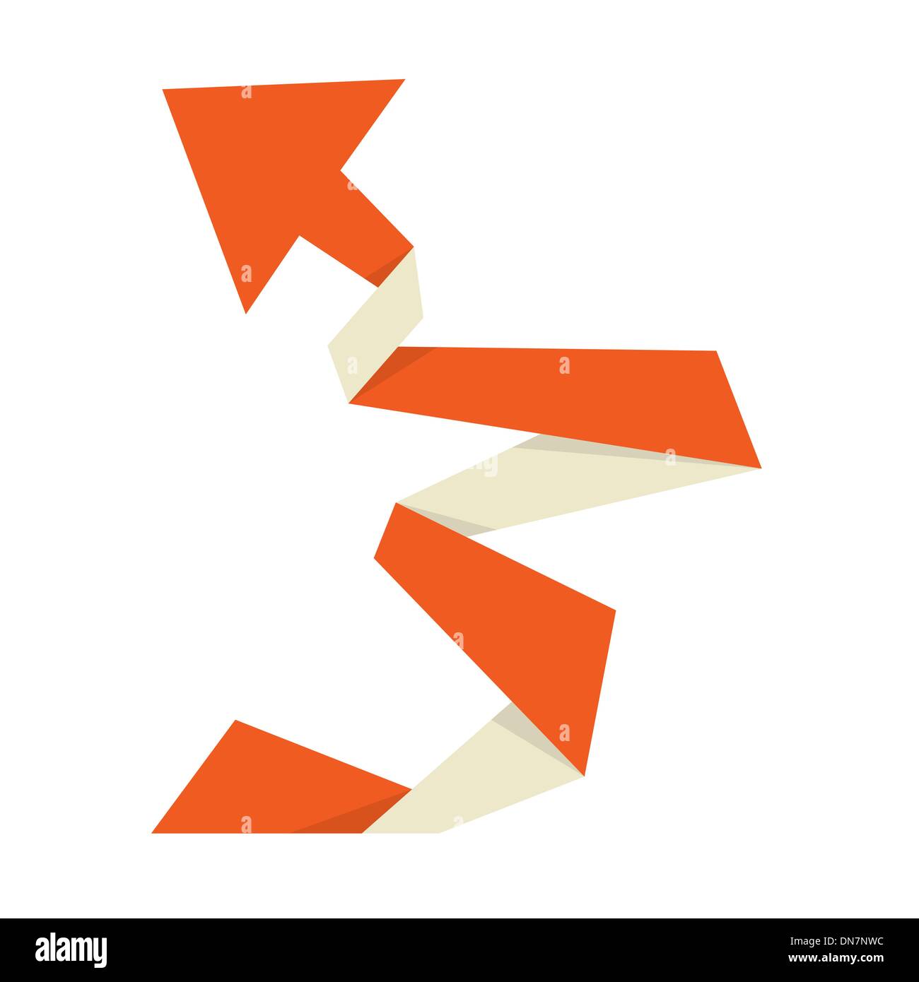 Blank orange paper sticker Stock Vector Images - Alamy