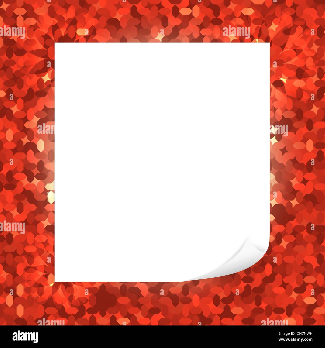 Red paper background white Stock Vector Images - Alamy