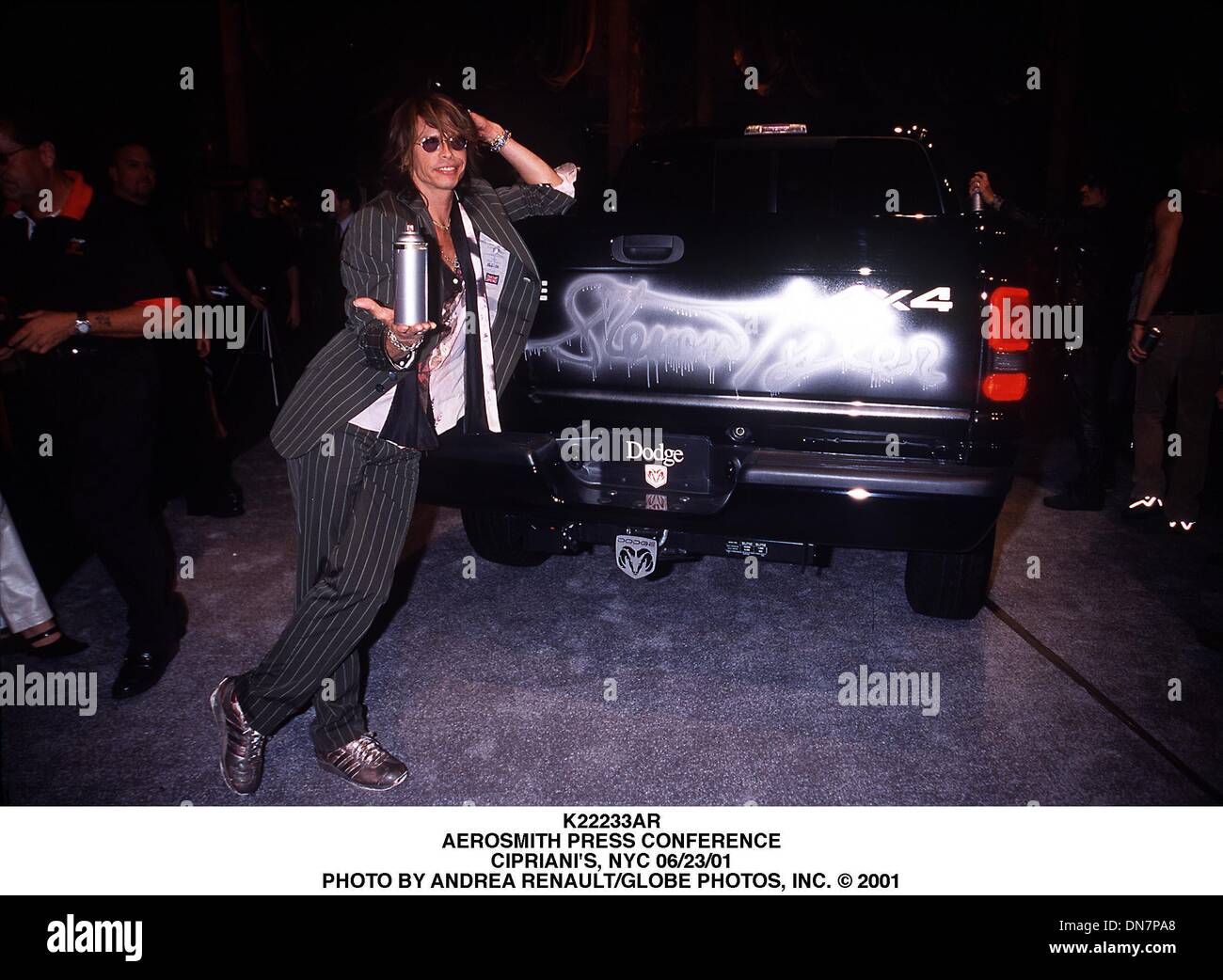 June 26, 2001 - K22233AR.AEROSMITH PRESS CONFERENCE.CIPRIANI'S, NYC 06 ...