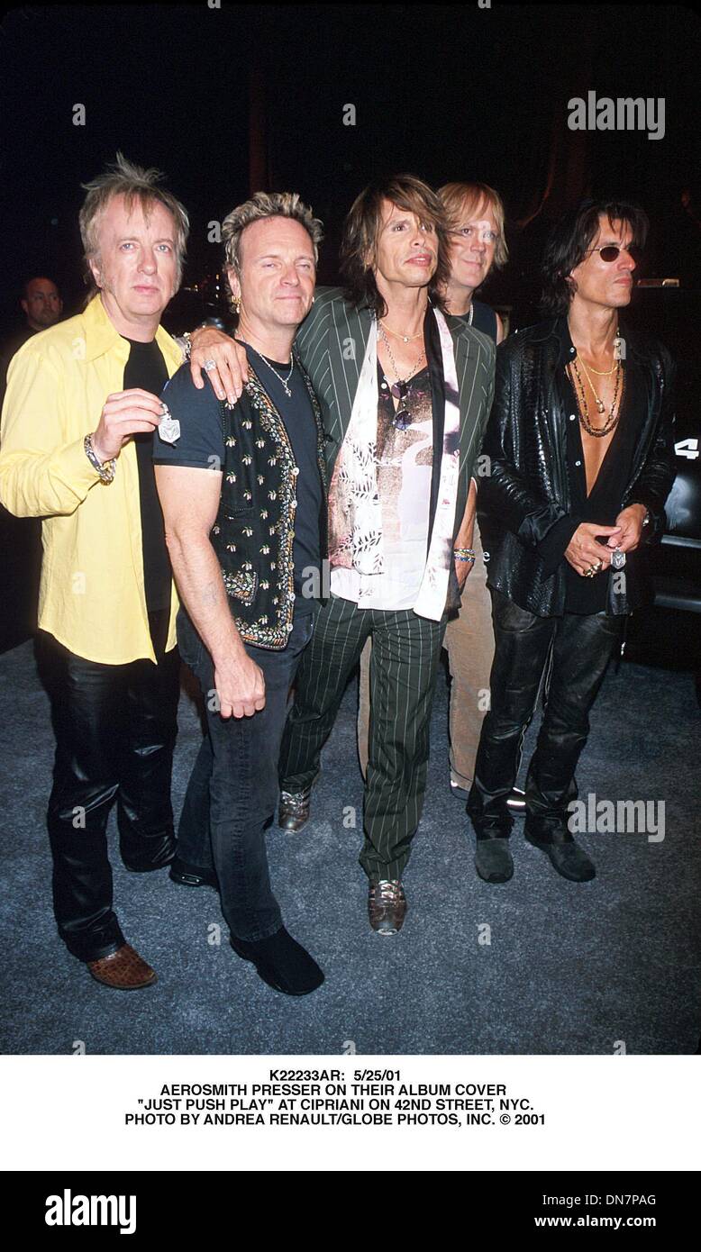 June 27, 2001 - K22233AR: 5/25/01.AEROSMITH PRESSER ON THEIR ALBUM ...
