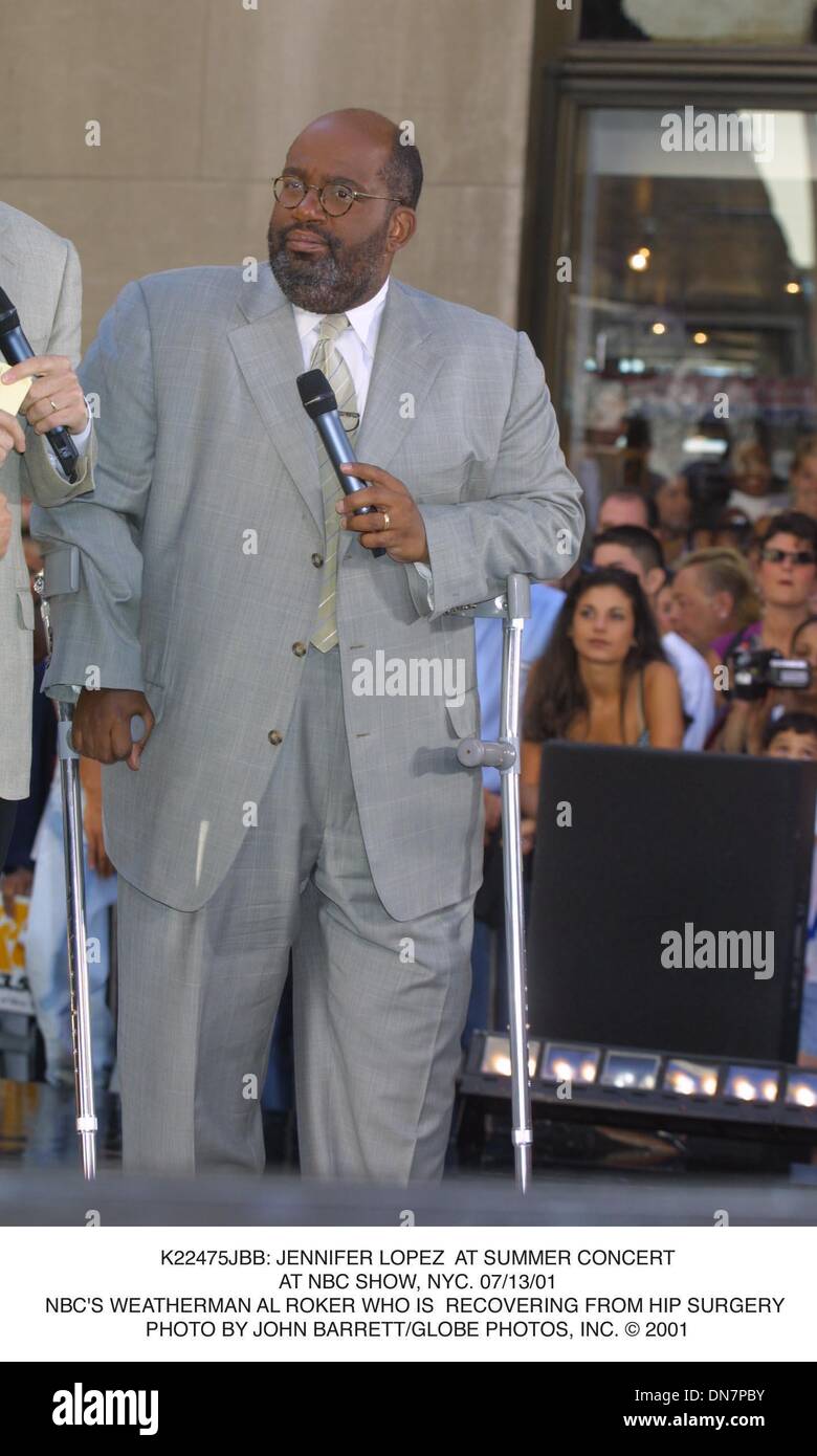 July 13, 2001 - K22475JBB: JENNIFER LOPEZ AT SUMMER CONCERT.AT NBC SHOW ...