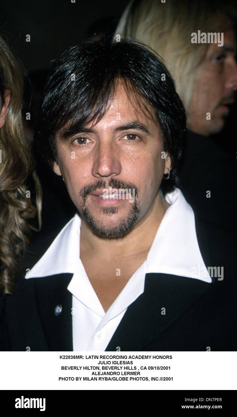 Sept. 11, 2001 - K22836MR: LATIN RECORDING ACADEMY HONORS.JULIO ...