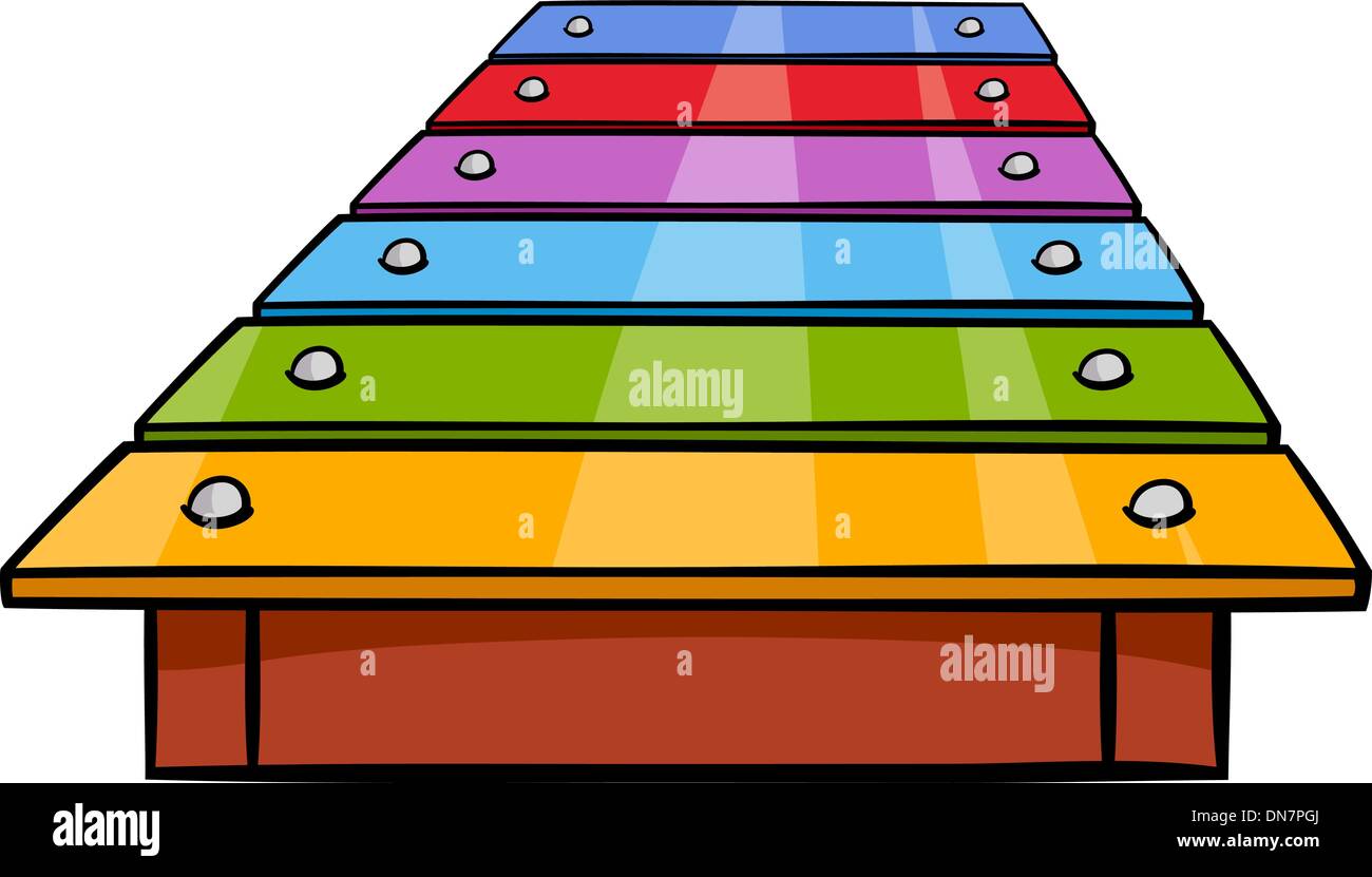 Xylophone cartoon icon hi-res stock photography and images - Alamy