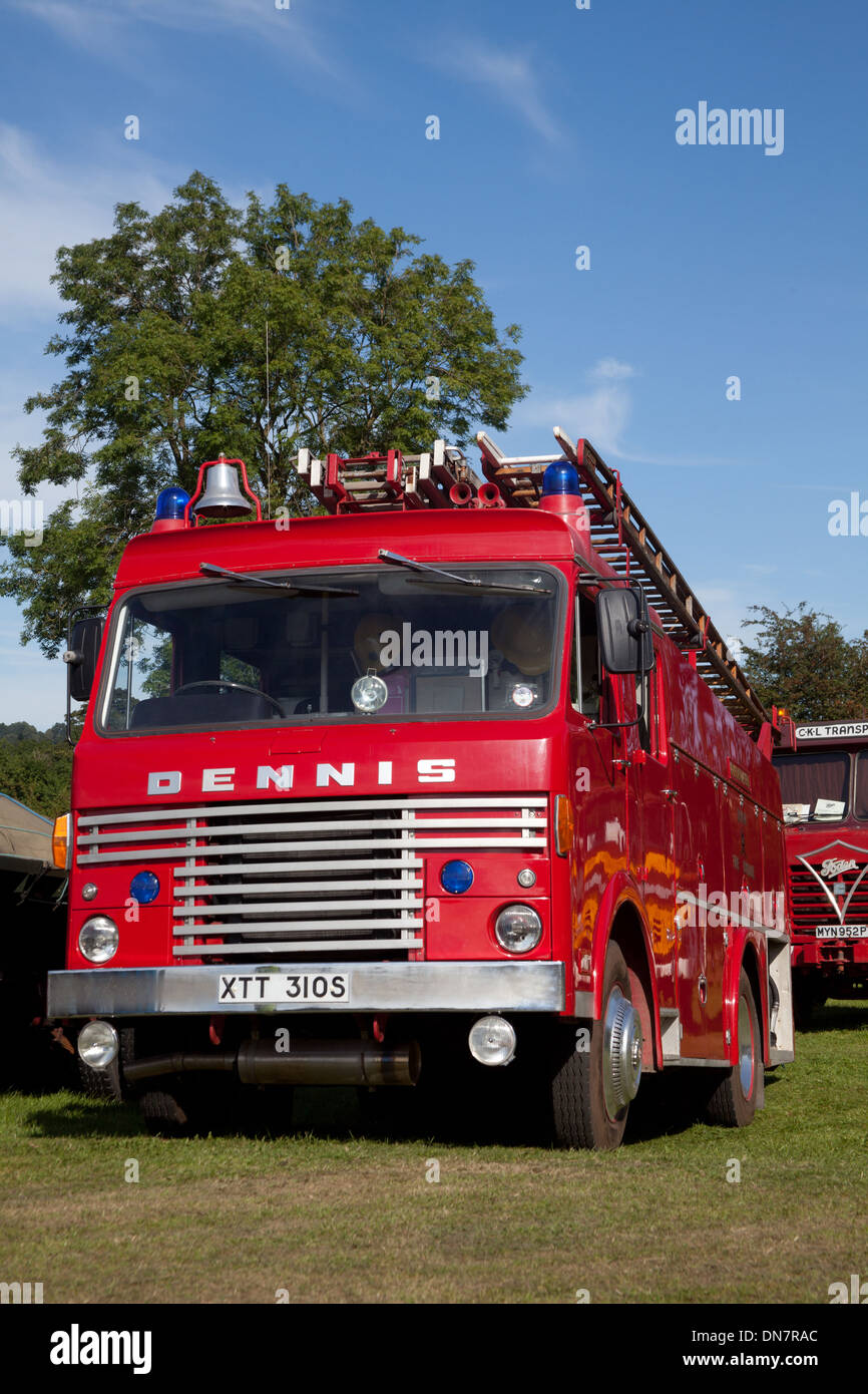 Vintage classic fire engine Stock Photo - Alamy