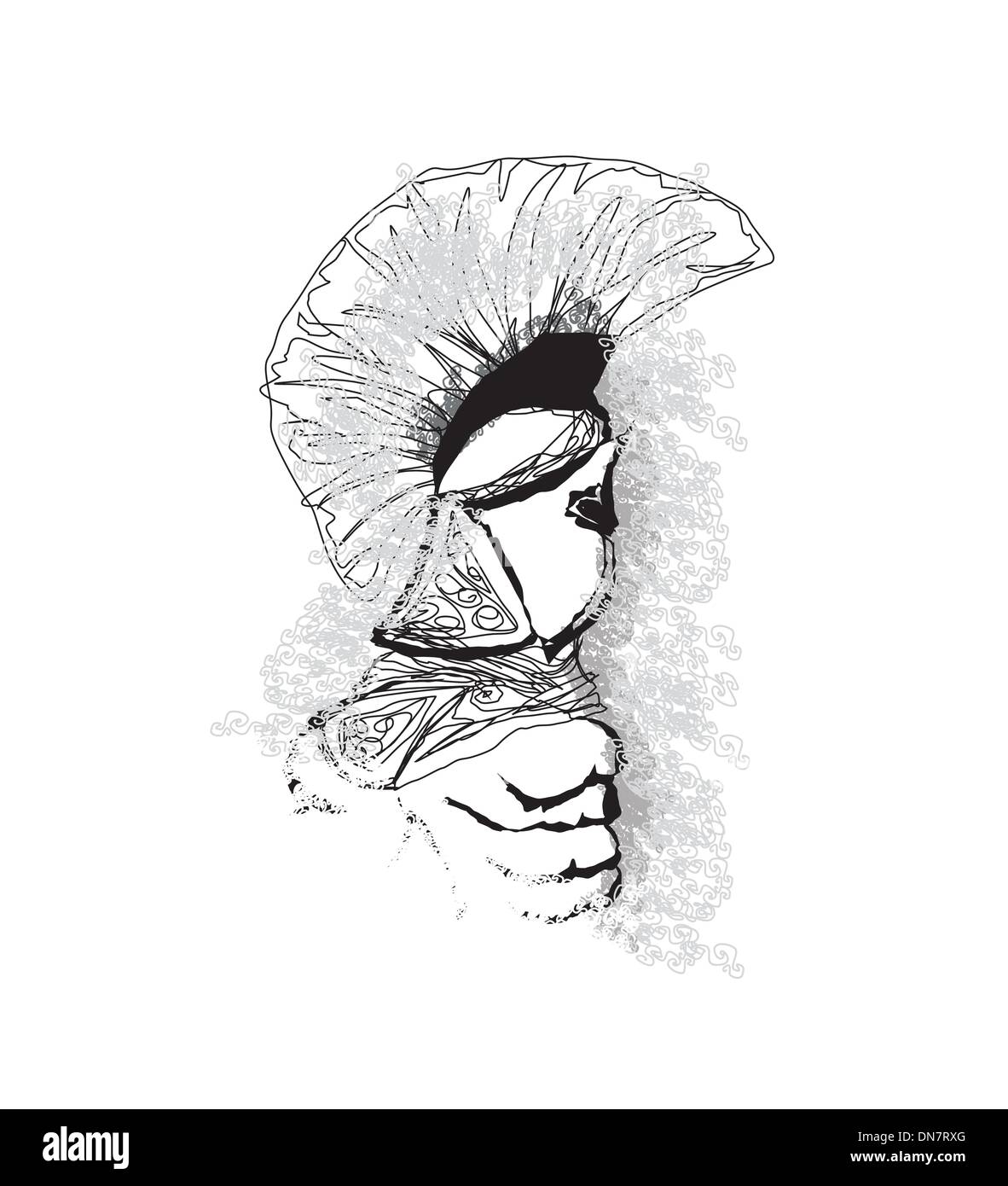 Roman man portrait Cut Out Stock Images & Pictures - Alamy