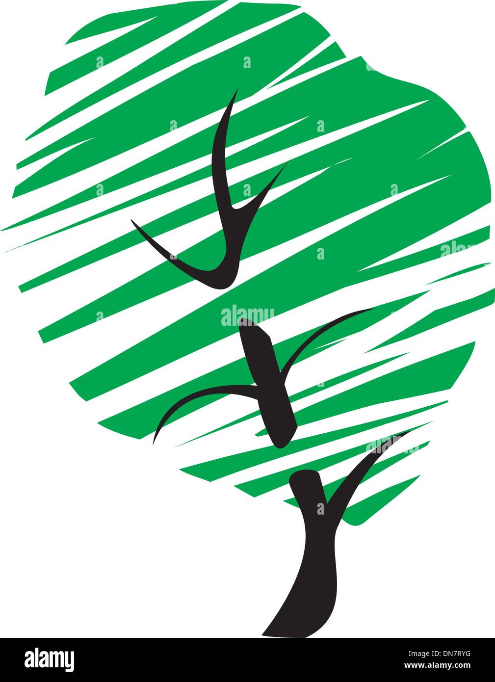 Abstract tree texture Stock Vector Images - Alamy