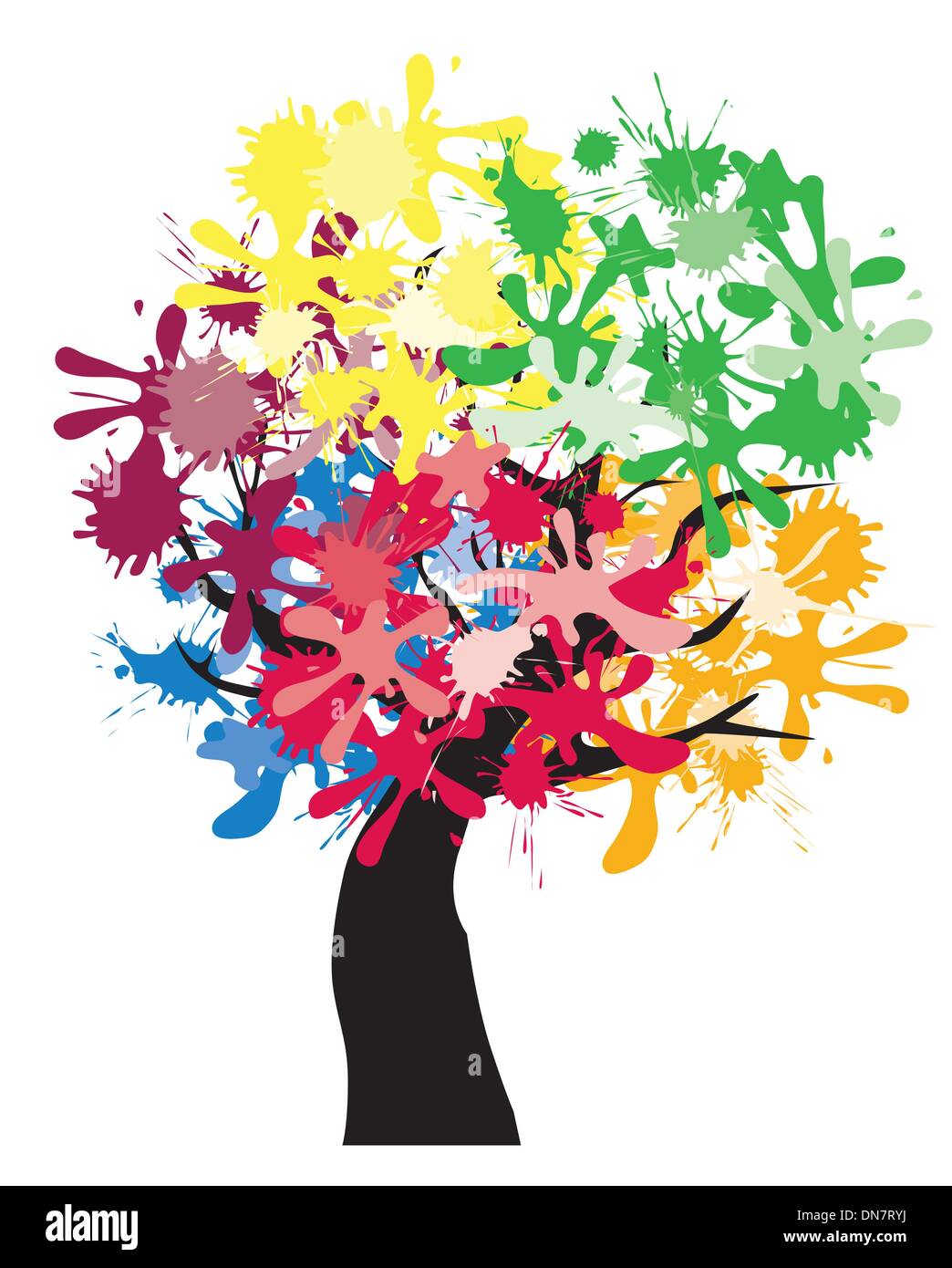 Tree drawing, ink hi-res stock photography and images - Alamy