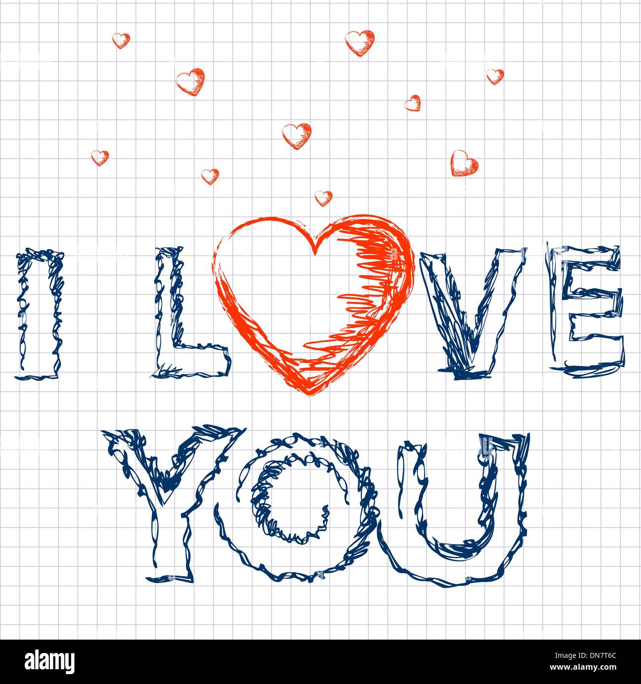 Letter of love Cut Out Stock Images & Pictures - Alamy