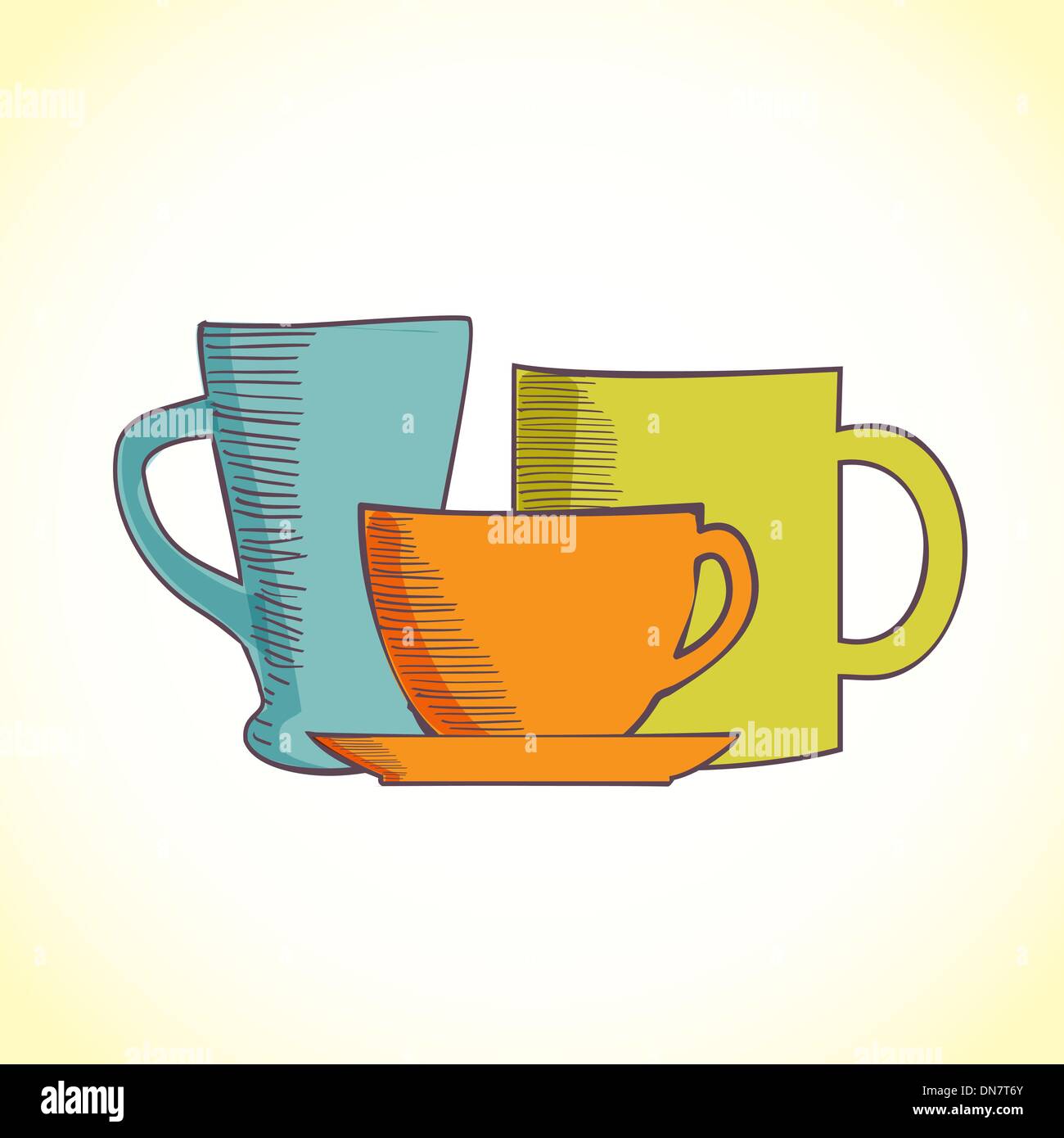 Top view on three Stock Vector Images - Alamy