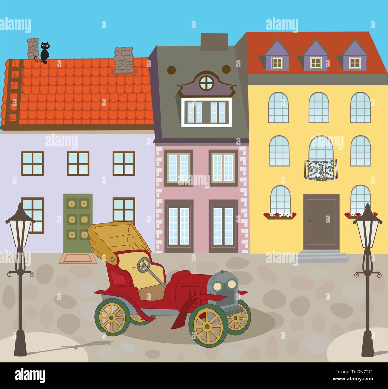 New contemporary building Stock Vector Images - Alamy