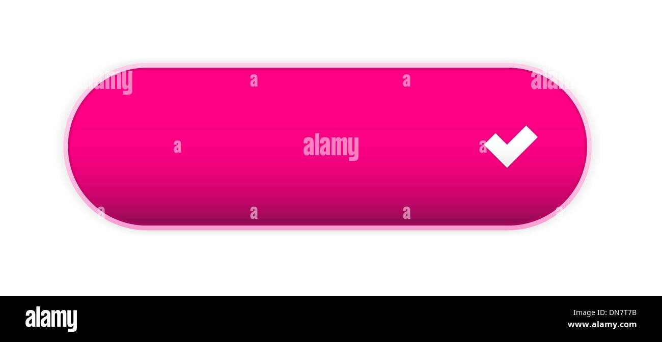 The pink accept button Stock Vector Image & Art - Alamy