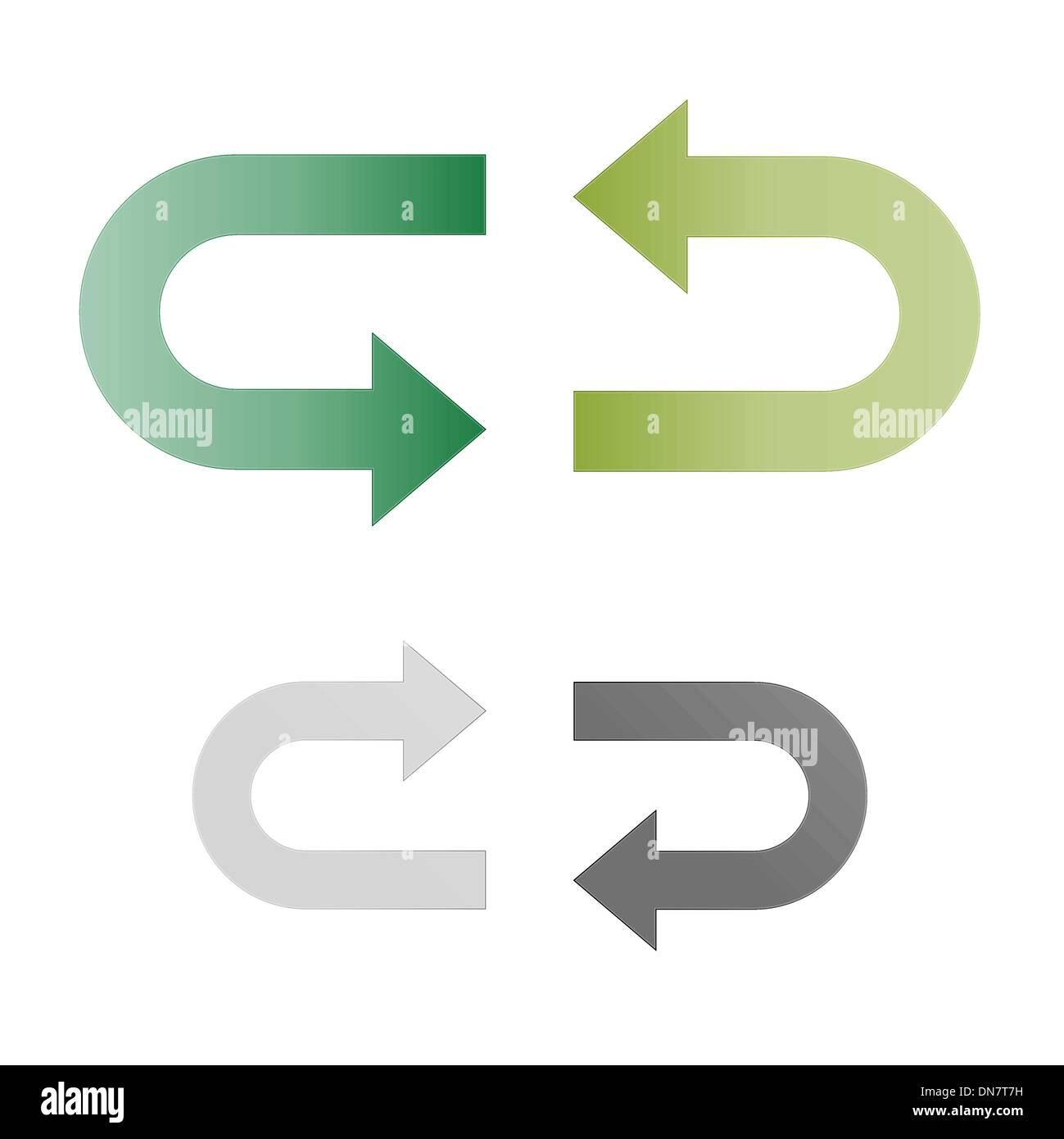 The set of curve arrow Stock Vector Image & Art - Alamy