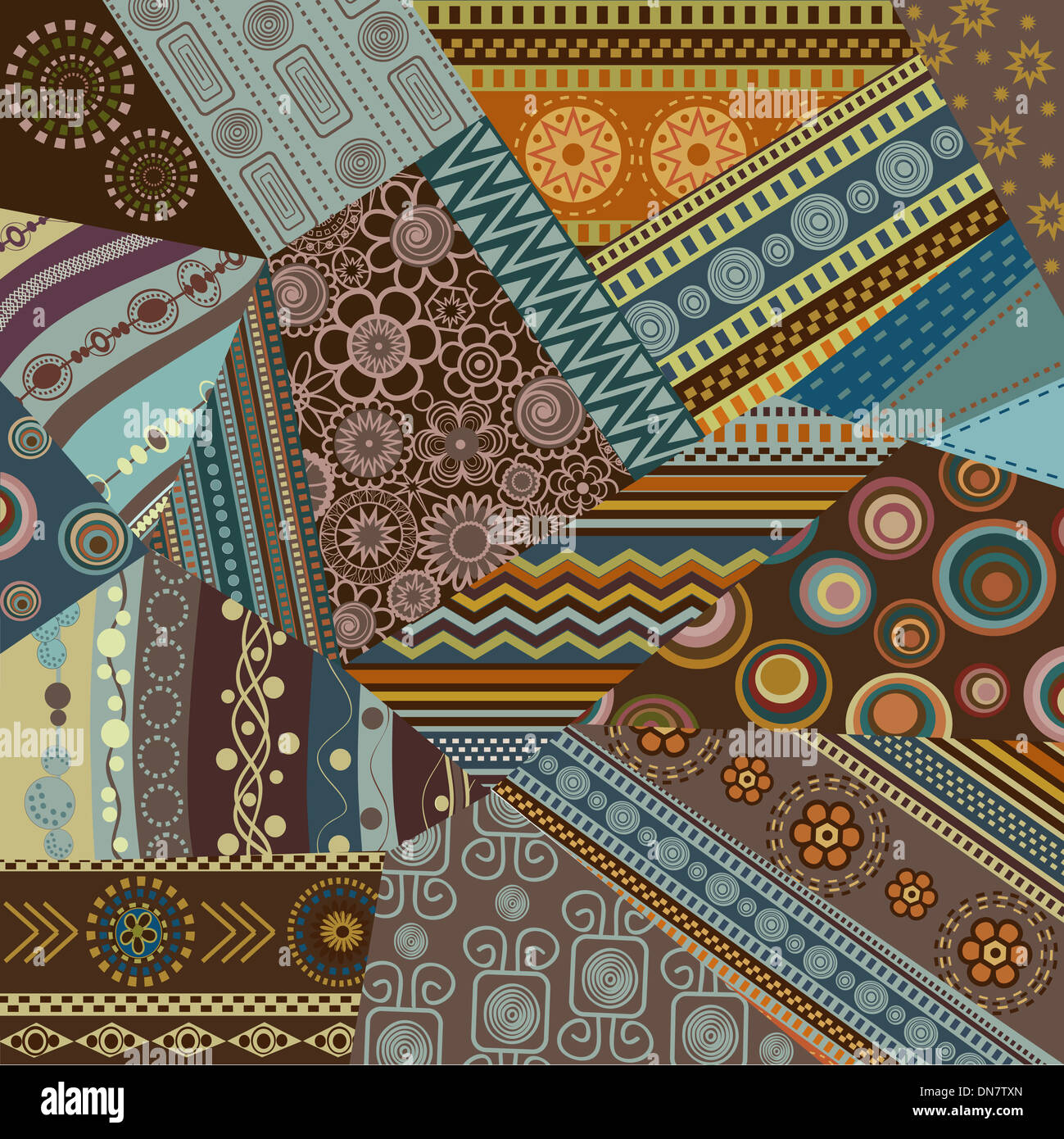 Collage fabric vector texture hi-res stock photography and images - Alamy