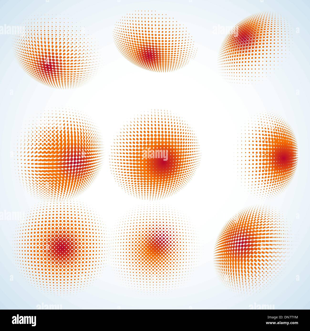 Abstract halftone circle design. EPS 10 Stock Vector Image & Art - Alamy