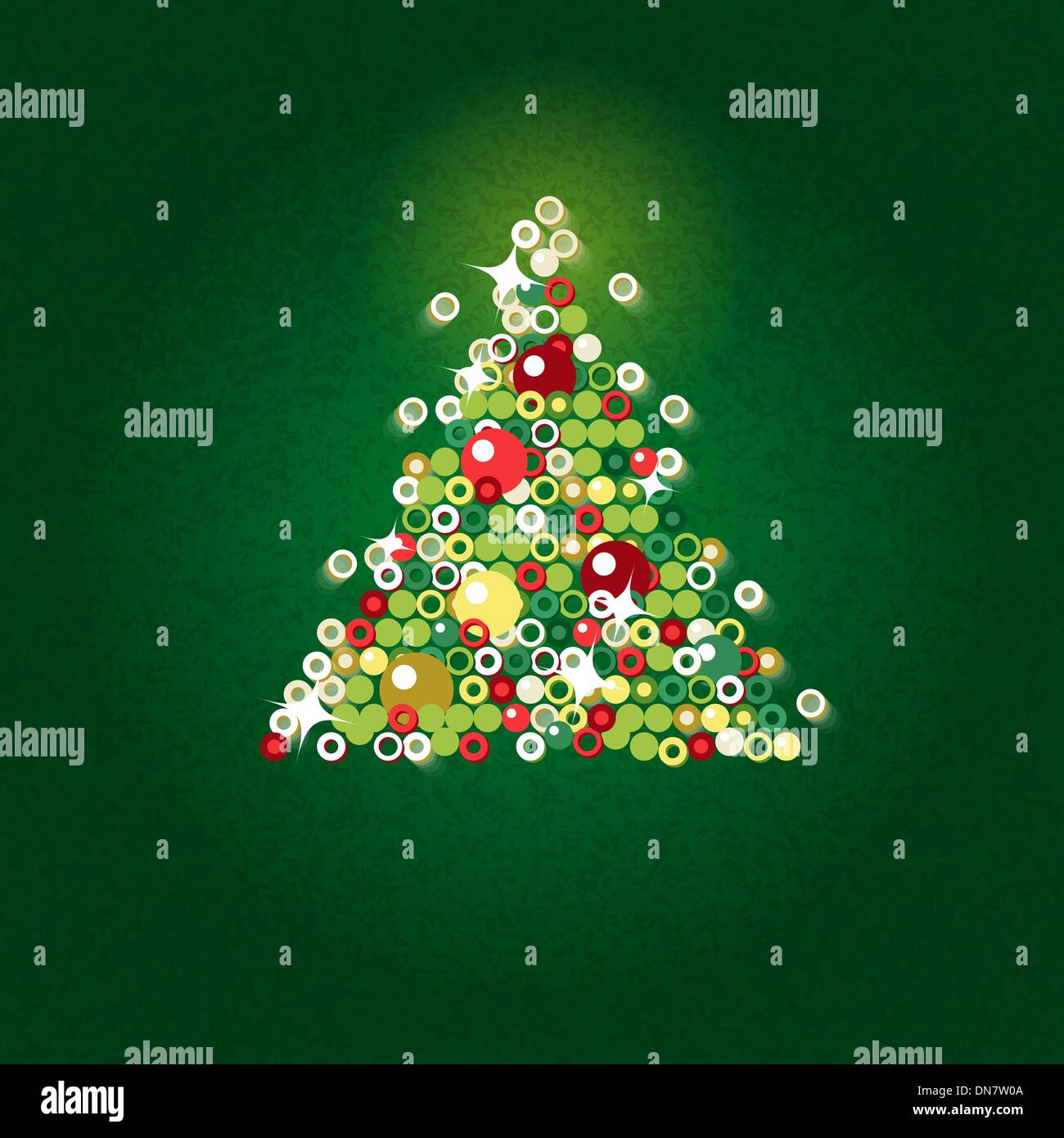 Christmas tree card Stock Vector Image & Art - Alamy