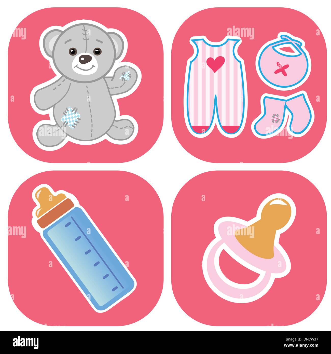 Basic icons Cut Out Stock Images & Pictures - Alamy