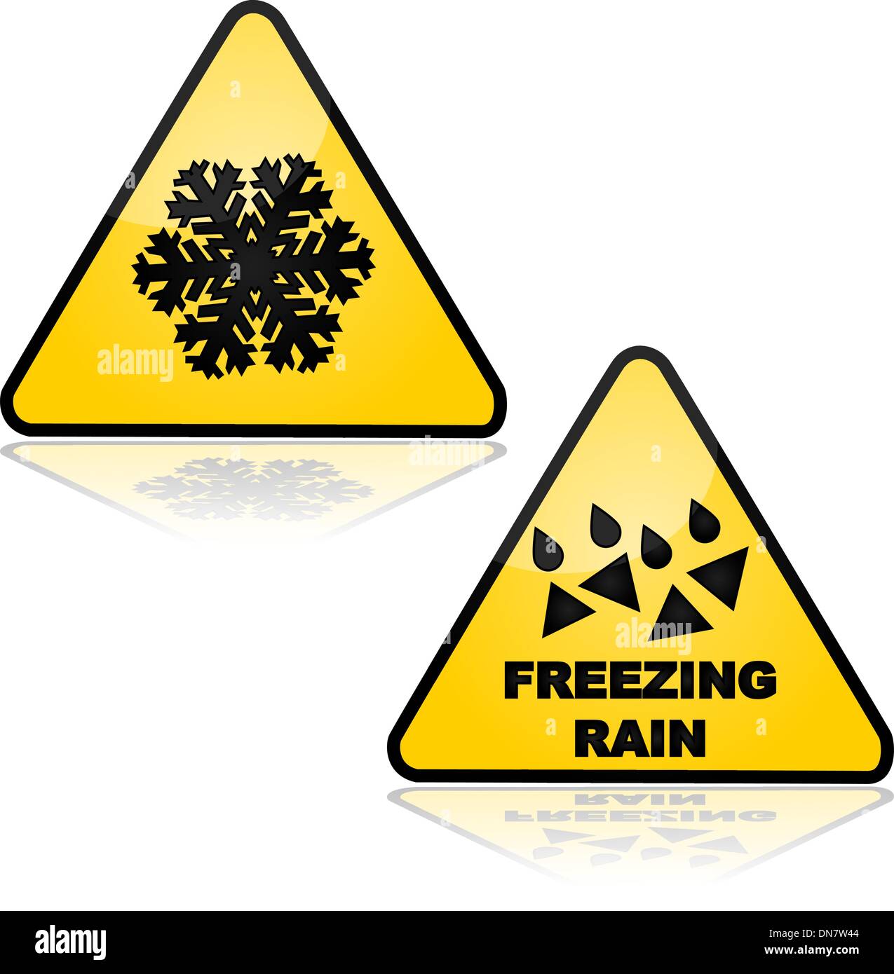 Snow and freezing rain Stock Vector Image & Art - Alamy