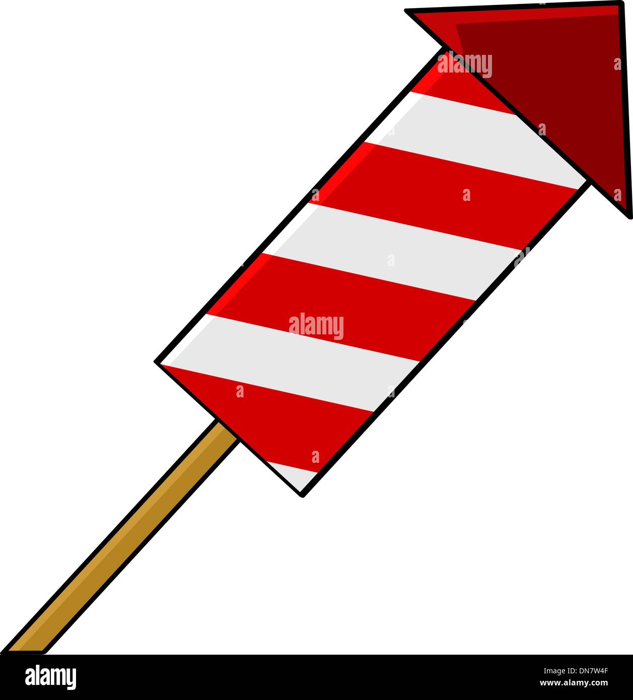 Cartoon firework rocket hi-res stock photography and images - Alamy