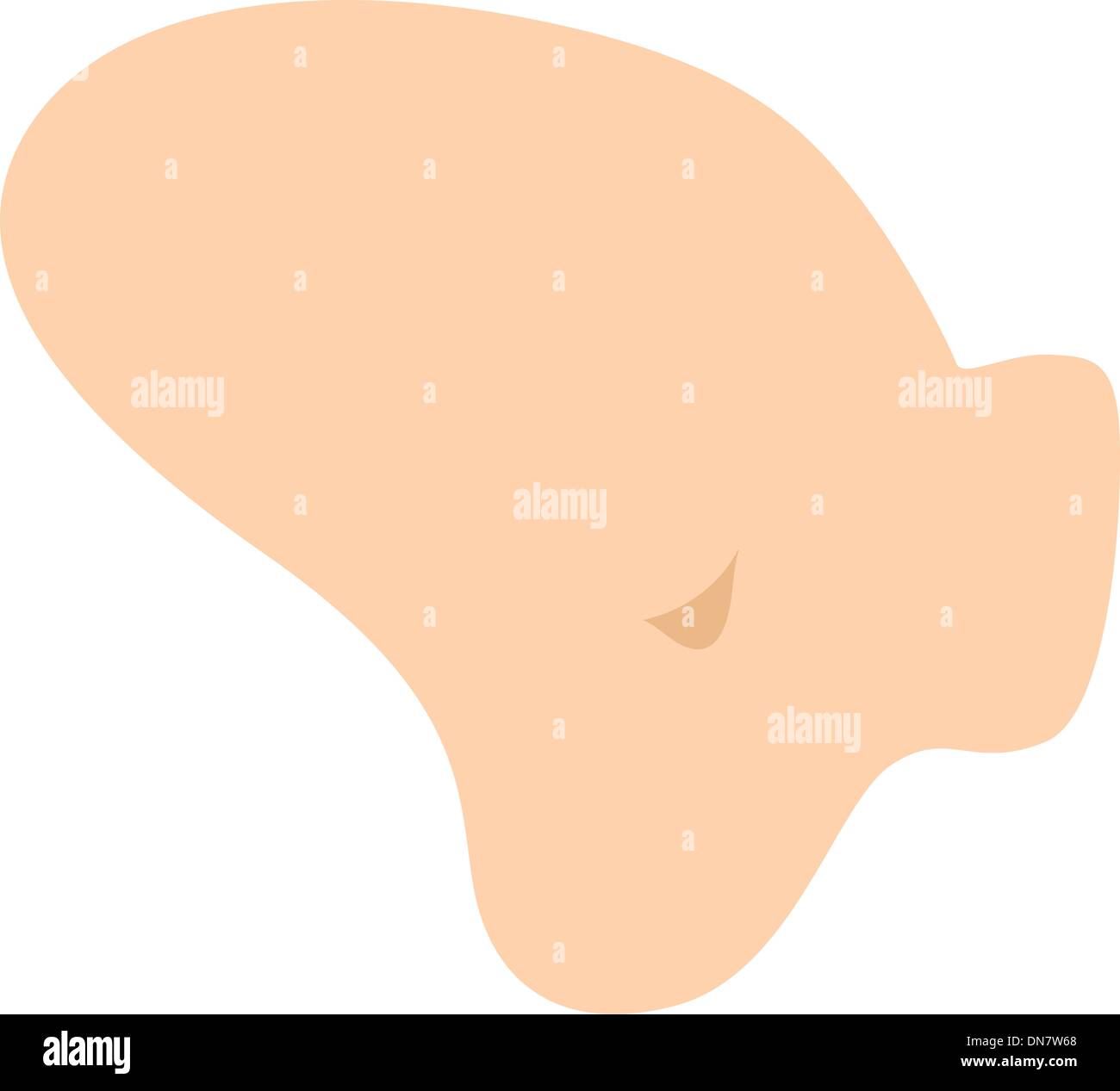 ear clip art cartoon illustration Stock Vector Image & Art - Alamy