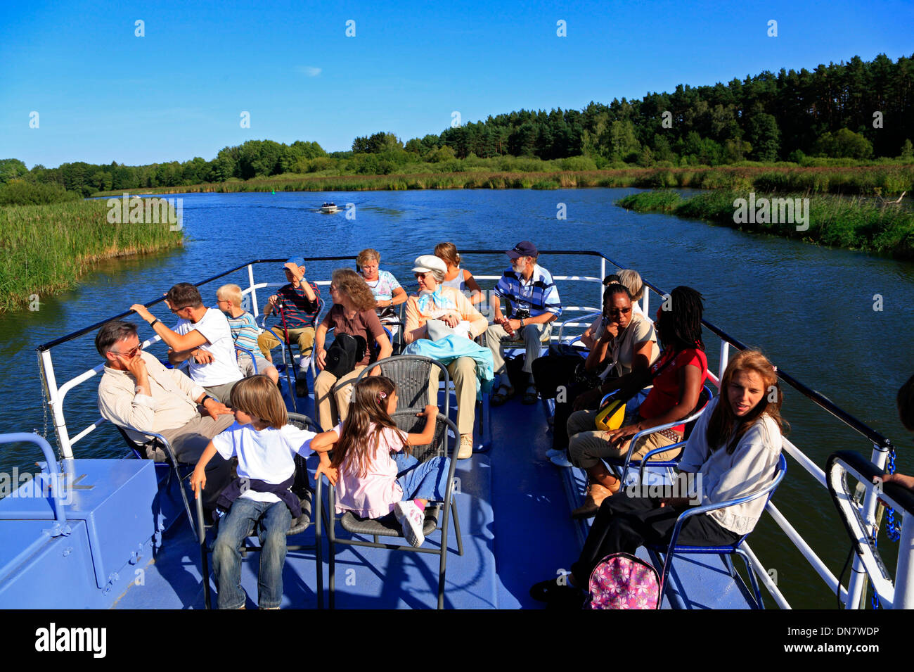 Plau excursion boat germany hi-res stock photography and images - Alamy