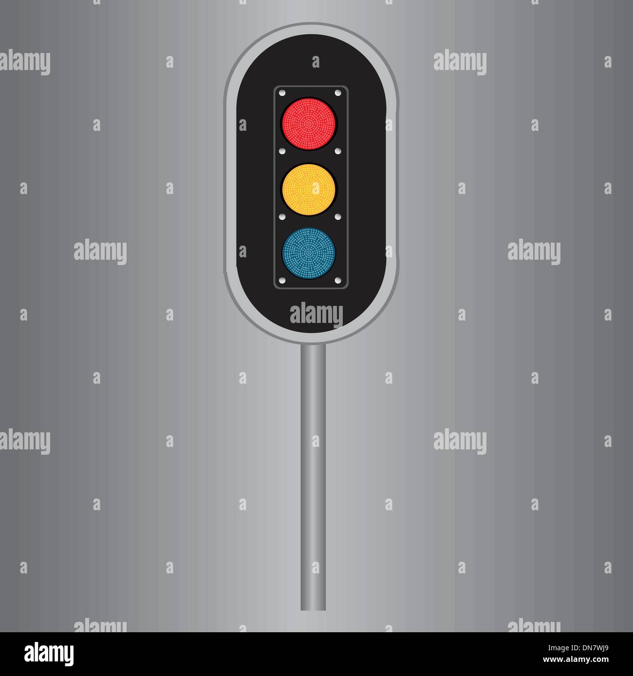 Railroad crossing signal lights Stock Vector Images - Alamy