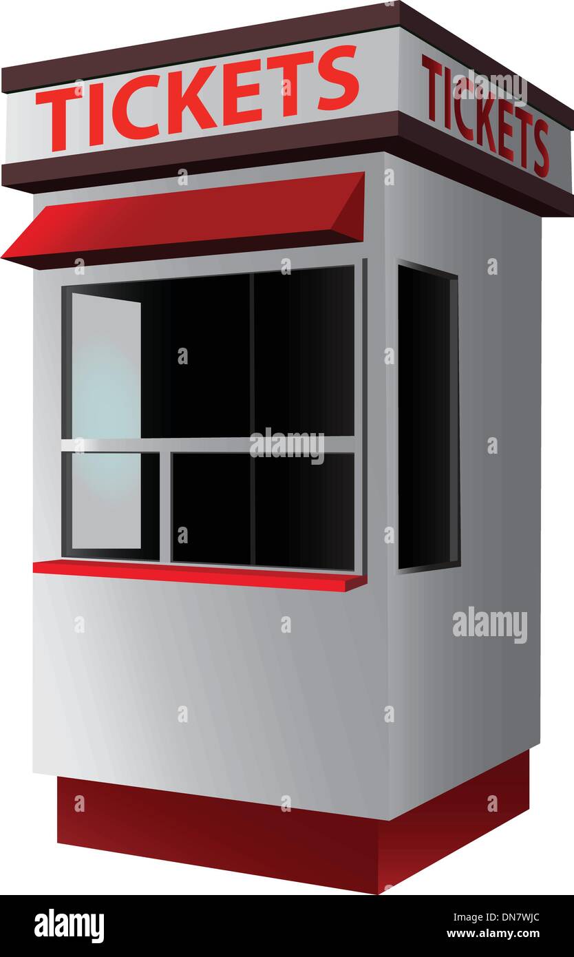 Ticket kiosque Stock Vector Images - Alamy